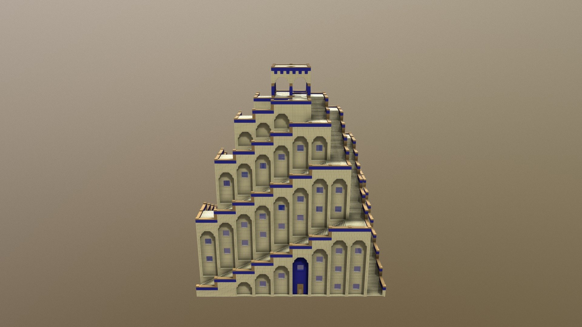 Syc Ziggurat - 3D model by chris.naude.0 [e106dbe] - Sketchfab