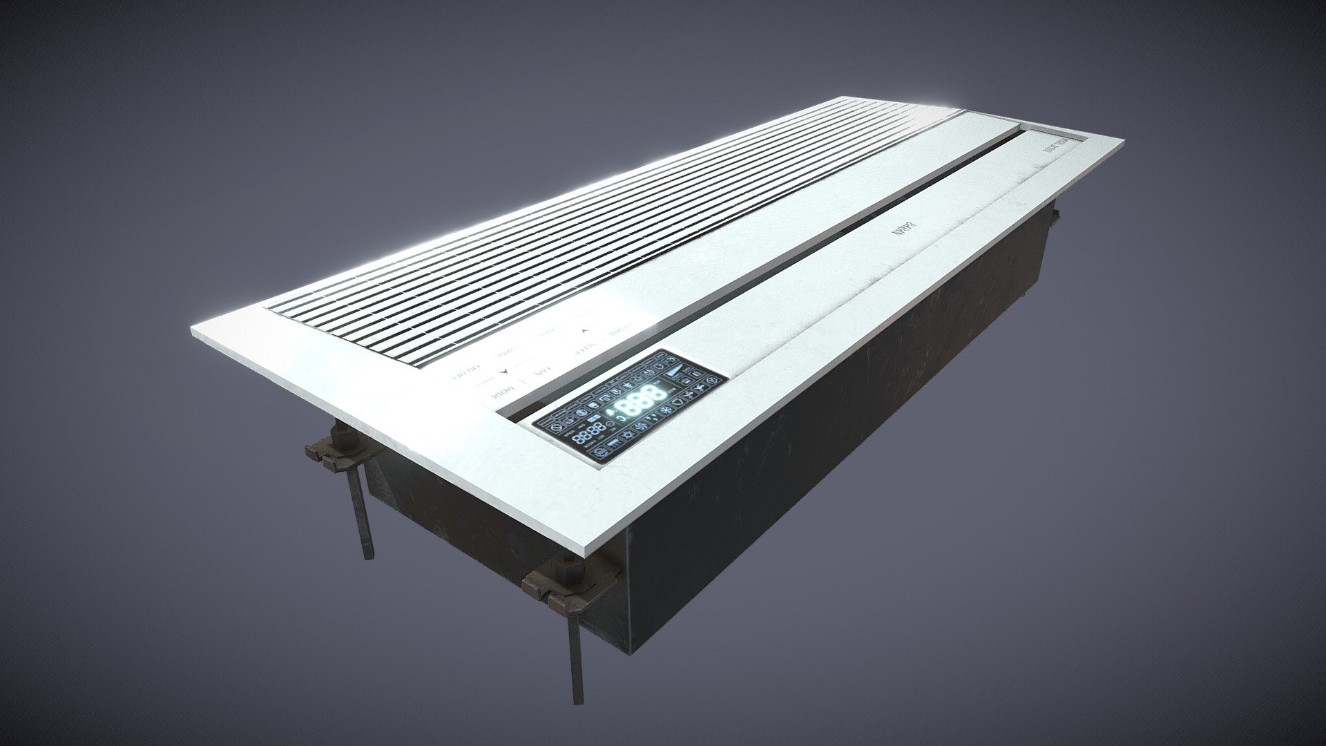 Ceiling Air Conditioner - 11MB - Download Free 3D model by Mehdi ...