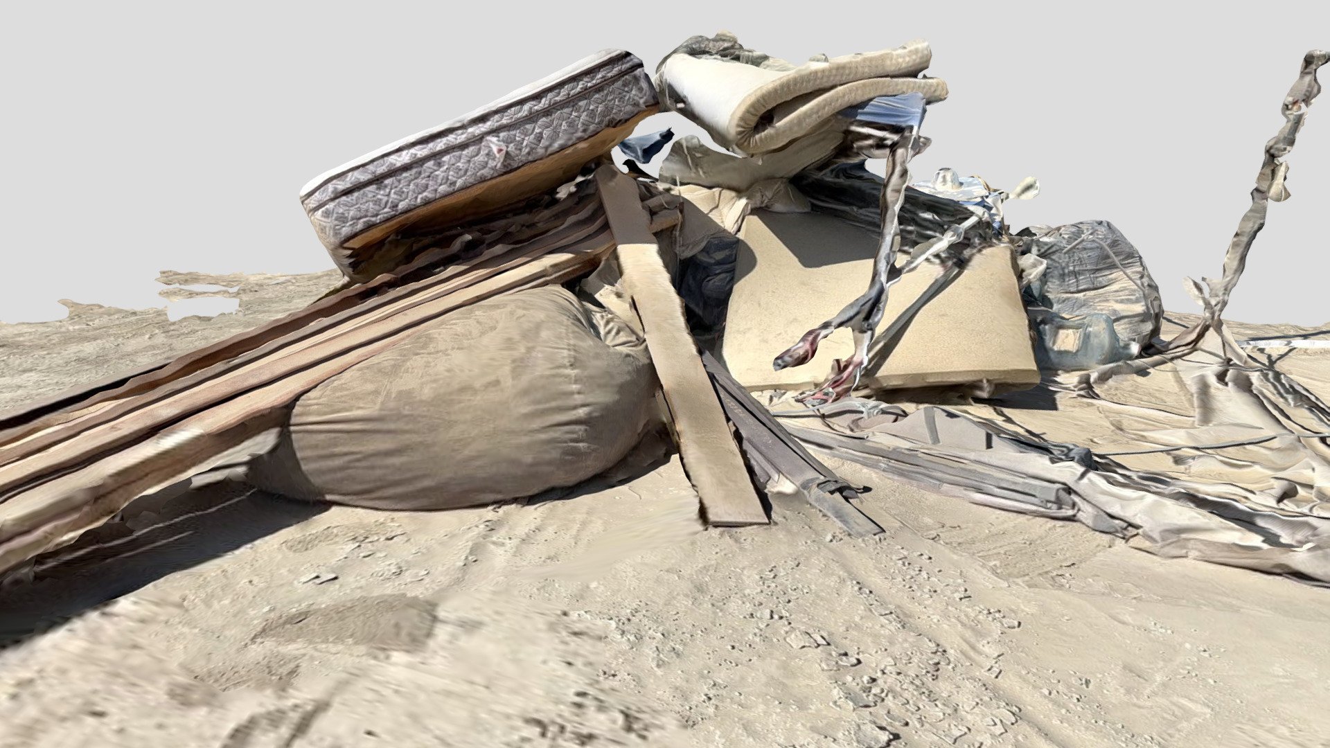 Burning Man Moop Pile - Download Free 3D model by VibrantNebula ...