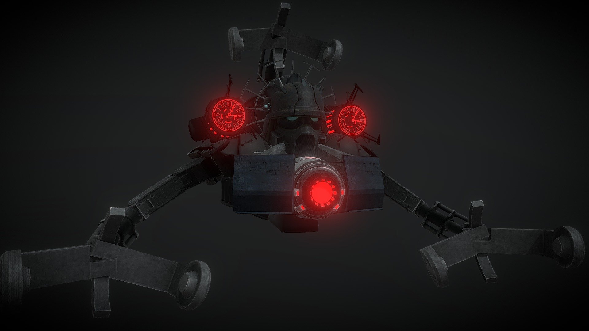 Detainer 099 Mech/Dom Studio - Download Free 3D model by Halloween Elite Big Speakerman ...