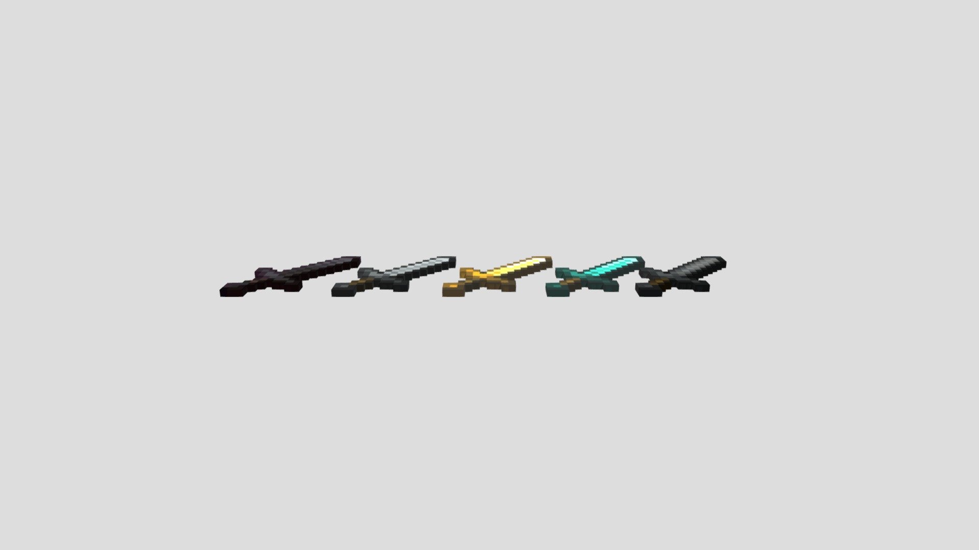 Espadas do minecraft - 3D model by matheus alexandre ...