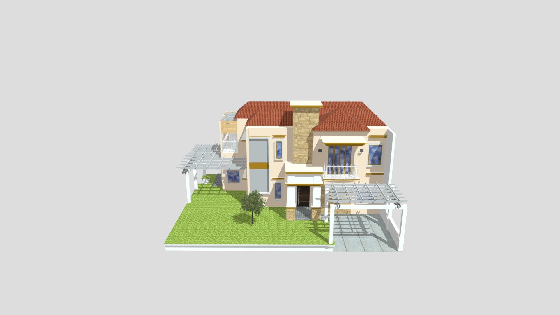 Model Rumah Sheehan - Download Free 3D model by shndvaa [e10c341 ...