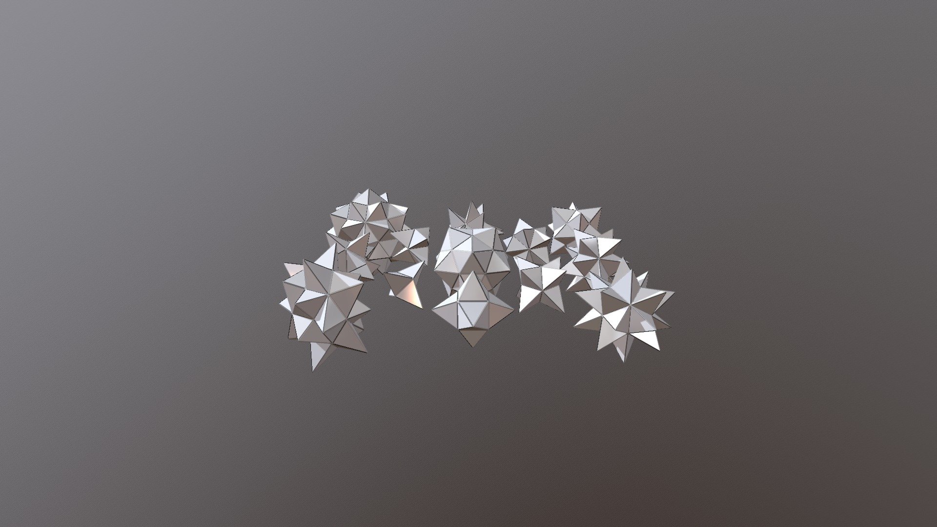 stellated solids 2 - 3D model by Wagyx [e110aa0] - Sketchfab