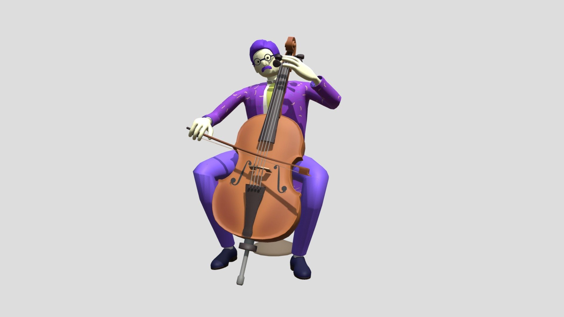 Abstract Musician 1 - 3D model by STB-TC [e1131fe] - Sketchfab
