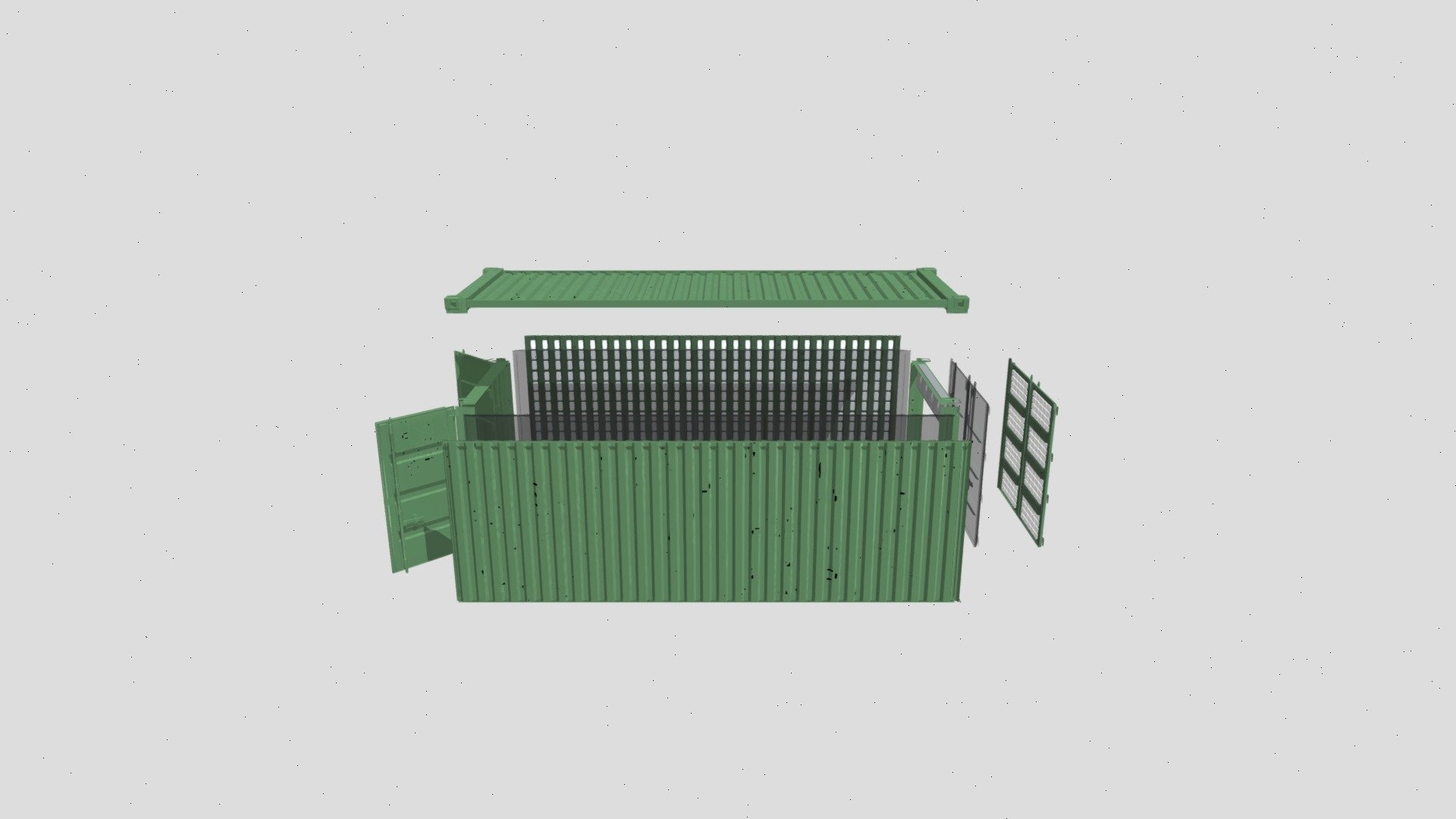container 2 SAFE 3 - 3D model by fabiomurgia [e113970] - Sketchfab