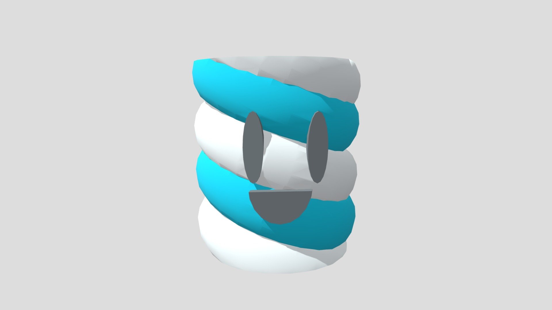 Striped Marshmallow - 3D model by Isaac (@Isaakoff) [e1153a0] - Sketchfab