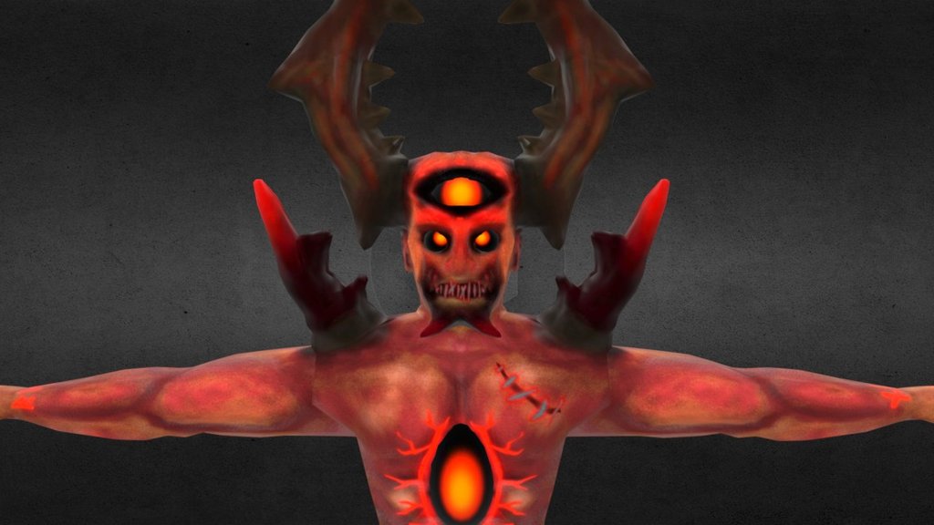 Demon Tormentor - 3D model by Mark Wilson (@markkrawiec) [e115e3a ...