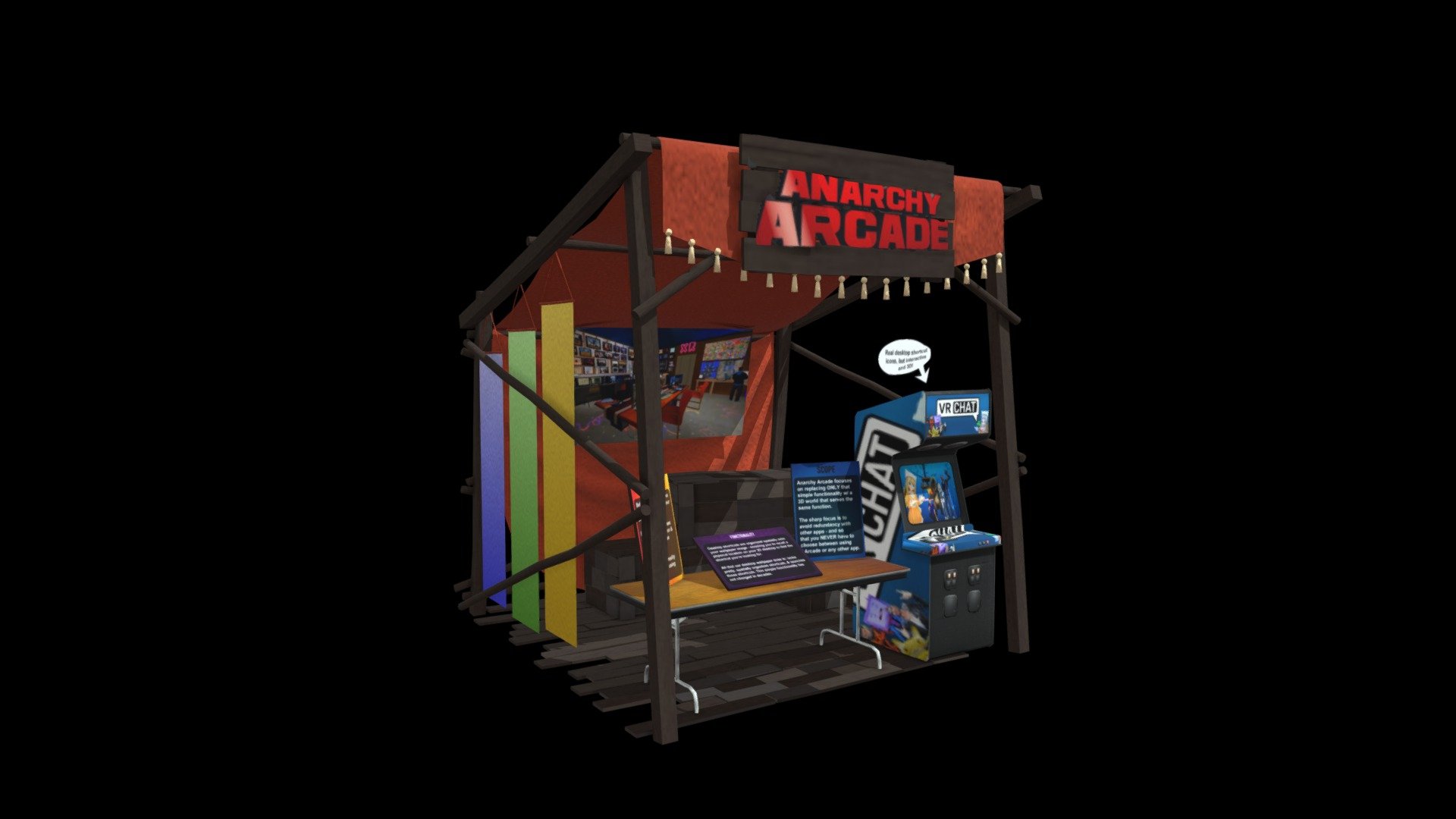 Anarchy Arcade Booth - Download Free 3D model by m3org [e11621f ...