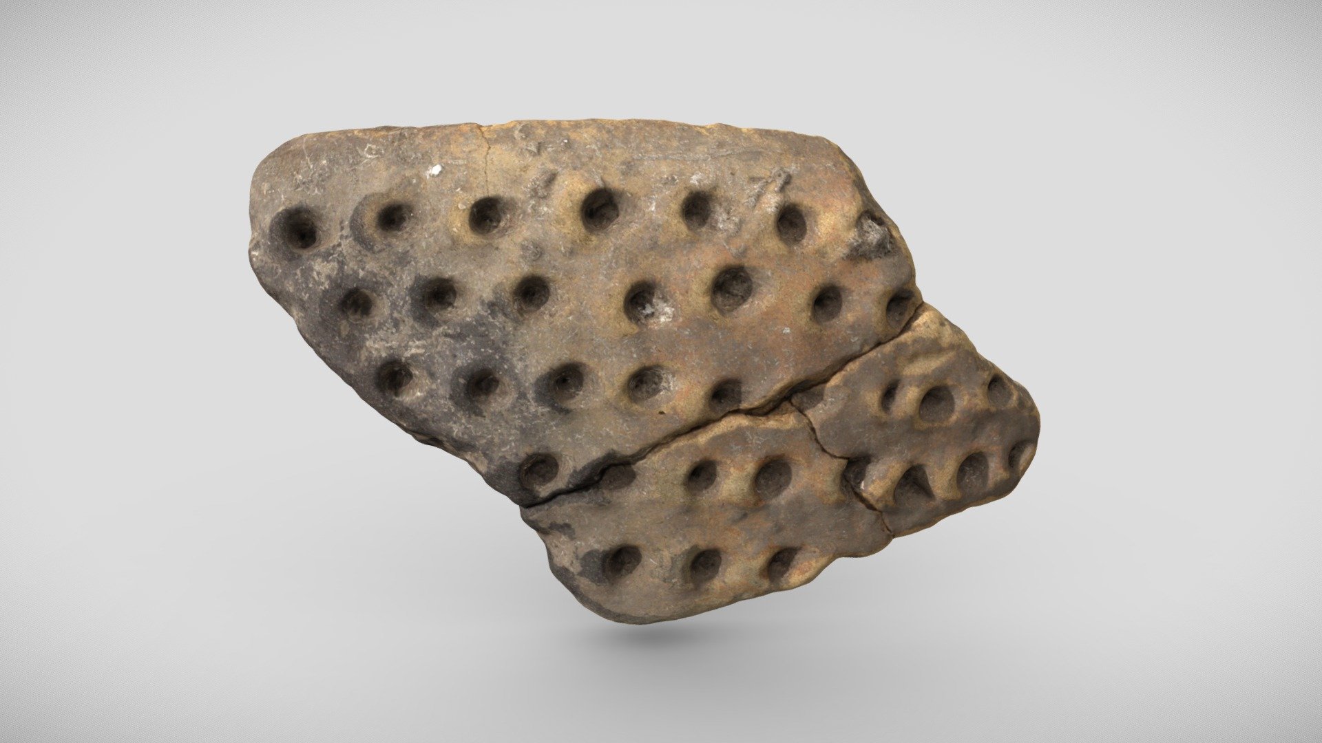 Mended Thoms Creek Sherd 3 - Download Free 3D model by SCDNR-HTP ...