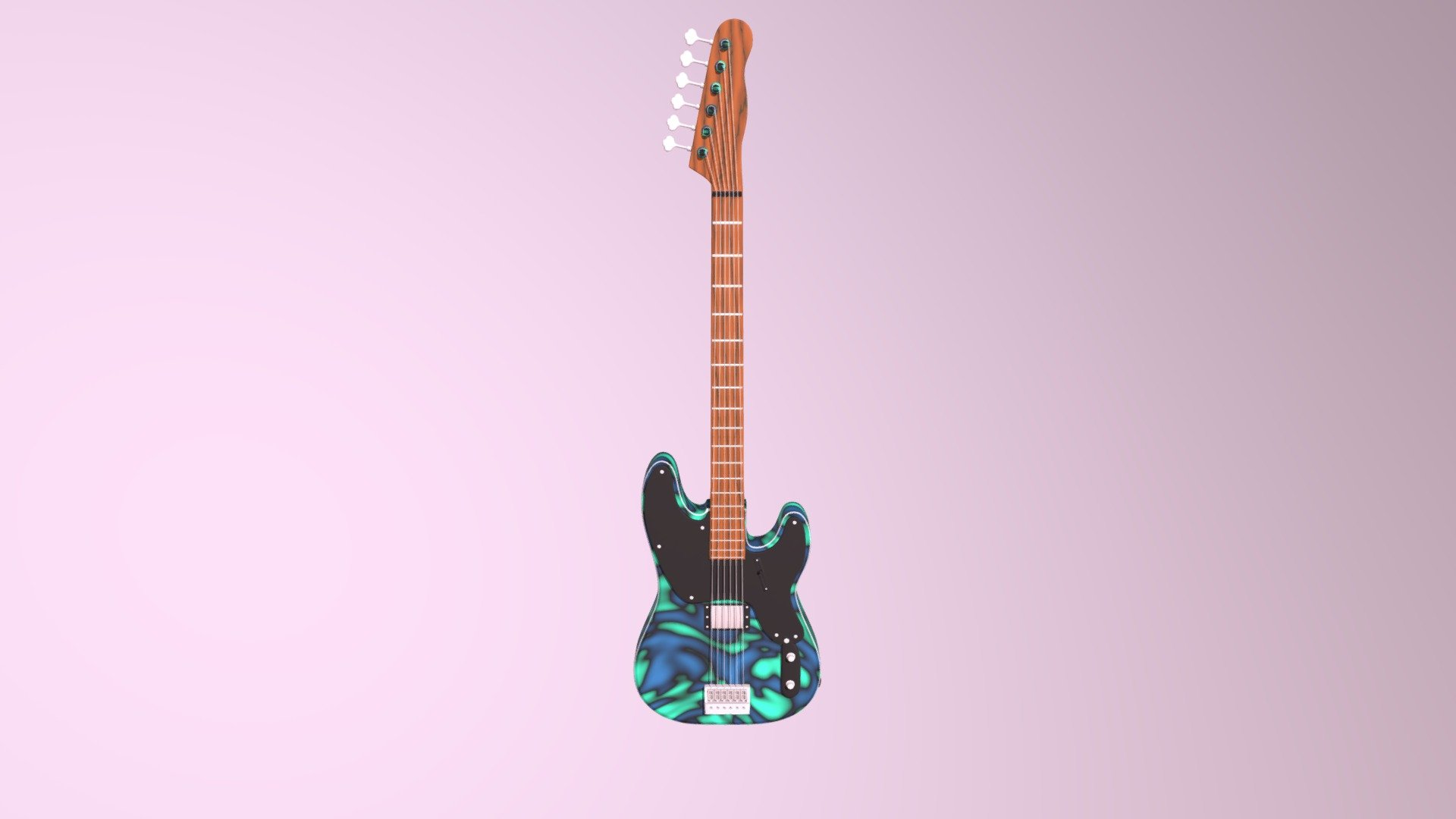 electro_guitar_stylized - Download Free 3D model by KripT (@havazh2005 ...