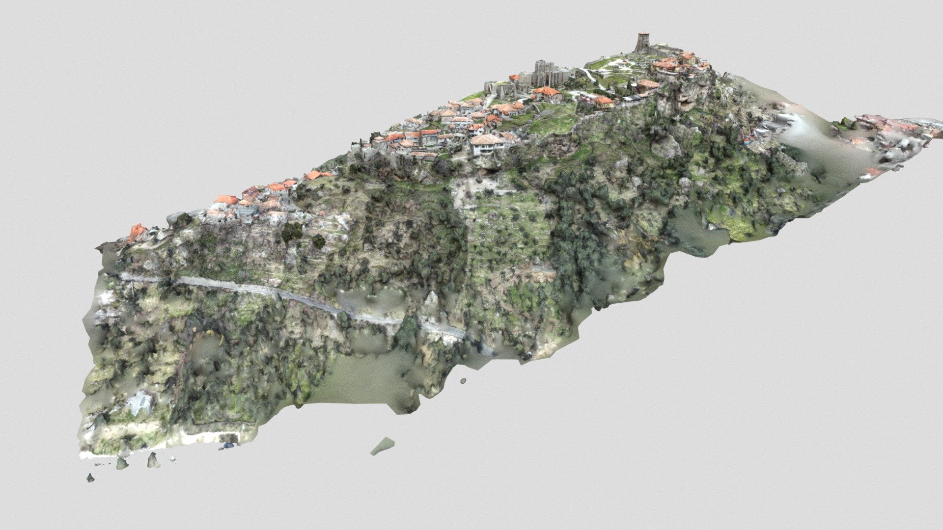 Kruja Kastle_Albania - 3D model by AngeloDeCicco [e117e98] - Sketchfab