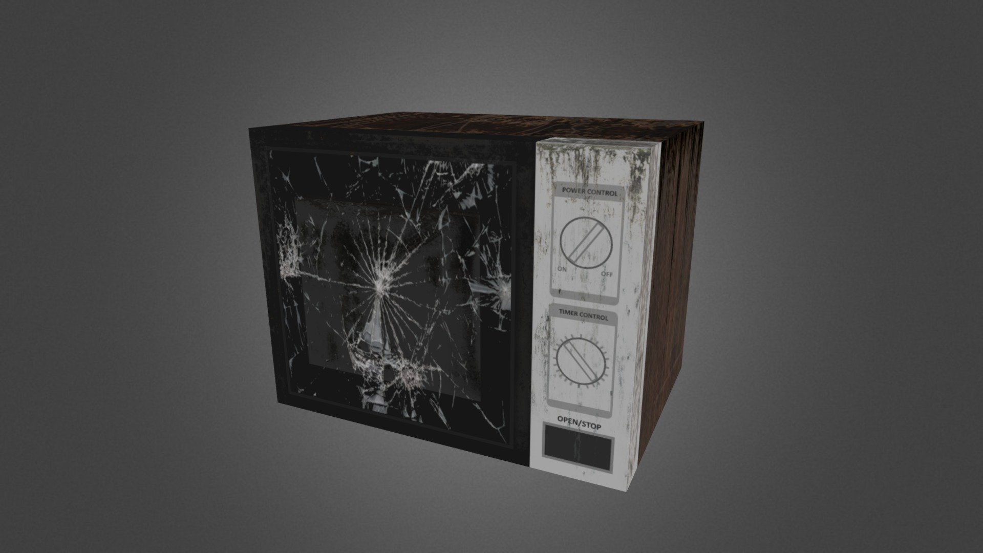 Destroyed Microwave - 3D model by Mambanator [e11a386] - Sketchfab