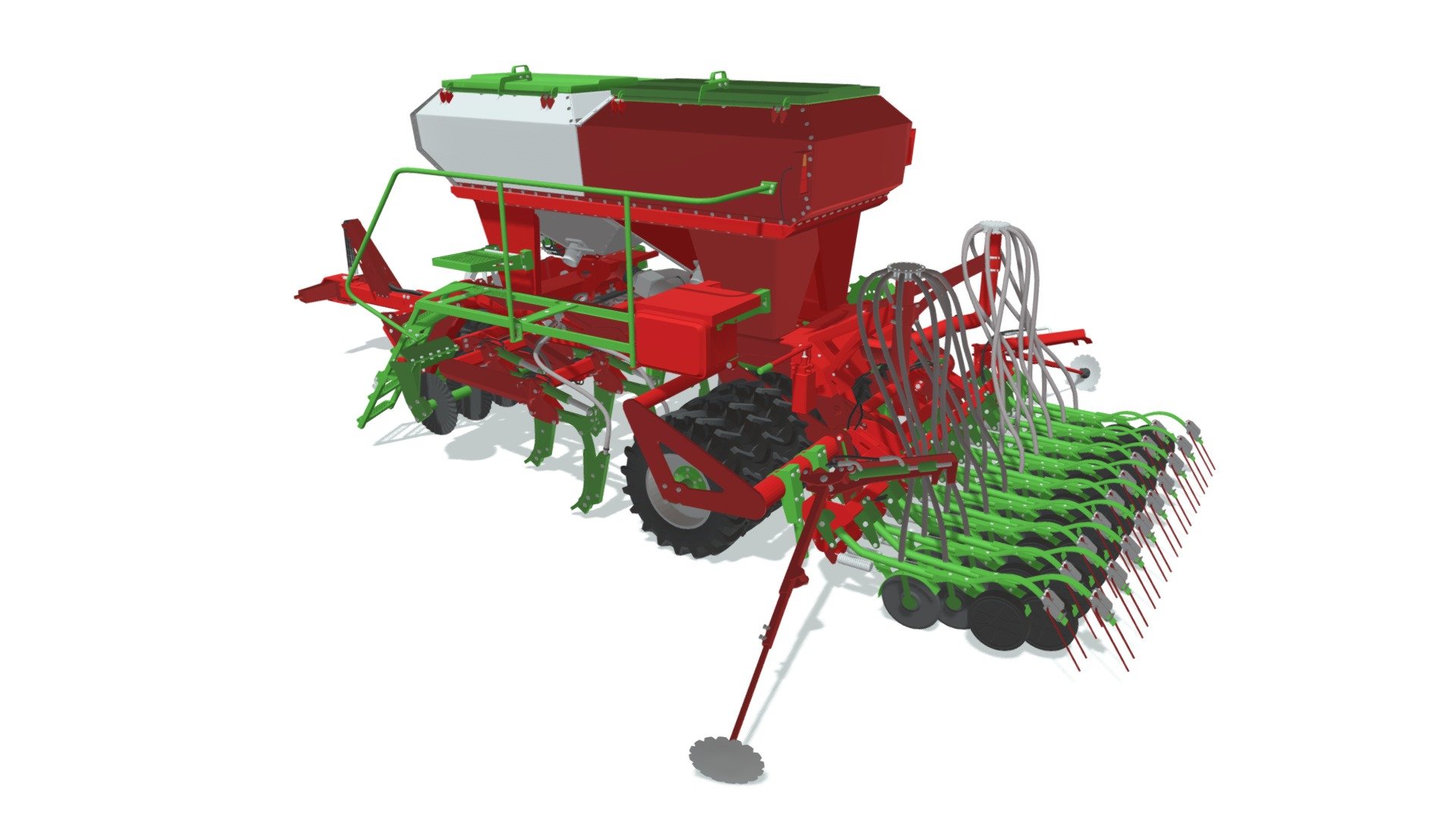 Trailed Planter Seeder - Buy Royalty Free 3D model by 3DHorse [e11b5c2 ...