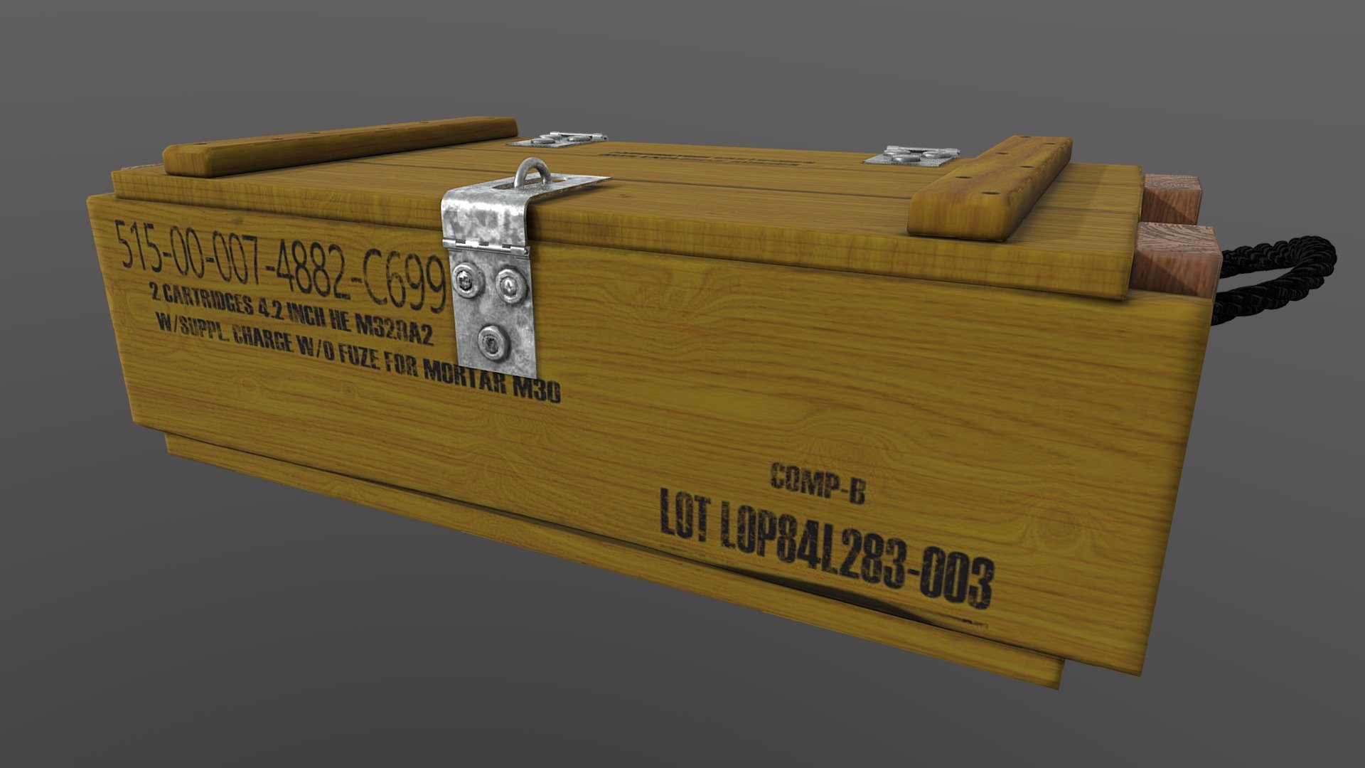 Ammo Crate - Download Free 3D model by thomass3278 [e11bfb6] - Sketchfab