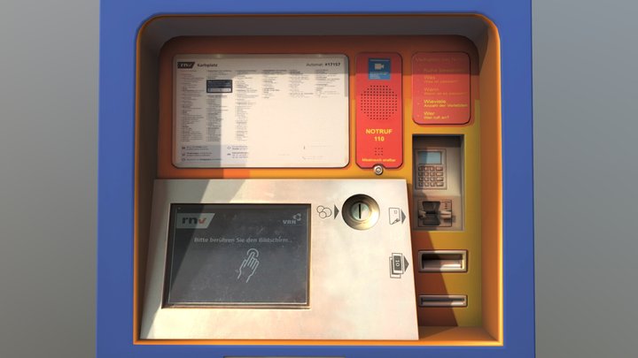 Ticket-vending-machines 3D models - Sketchfab