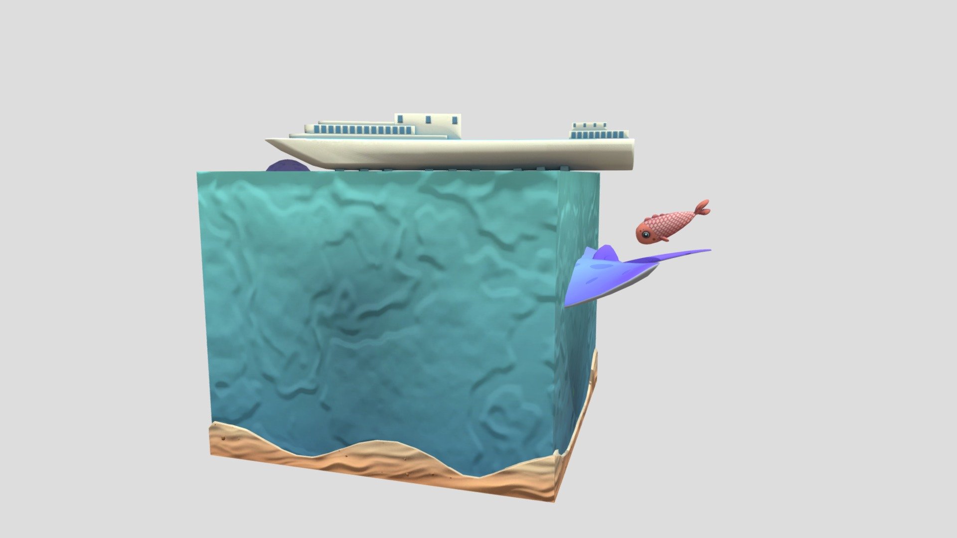 MBS Miniature Albedo Underwater, Singapore - Download Free 3D model by ...
