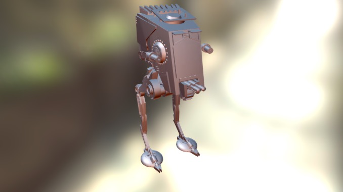 AT-ST Walker - 3D model by itzelrojas [e11f462] - Sketchfab