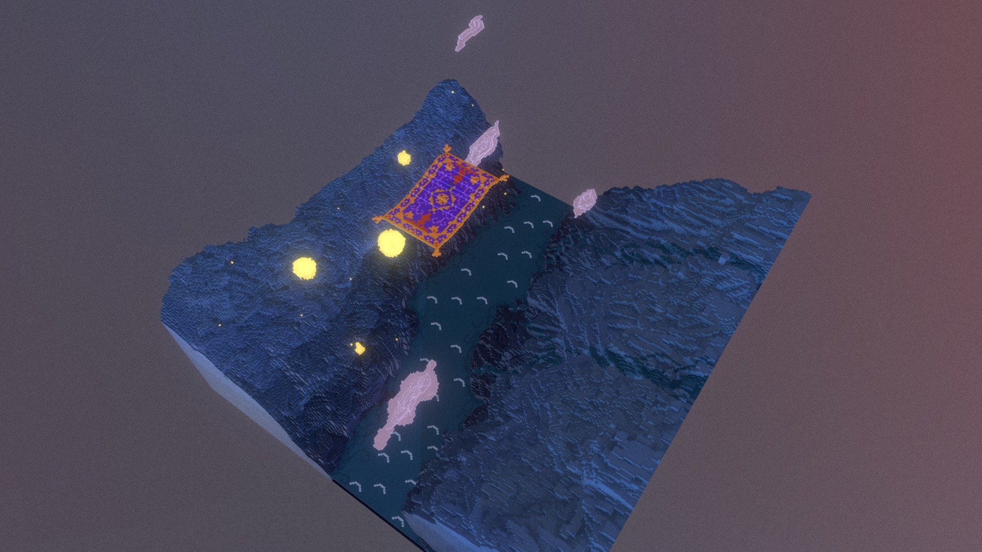 Magic Carpet - 3D model by voxel bunny (@nicy) [e11fc77] - Sketchfab