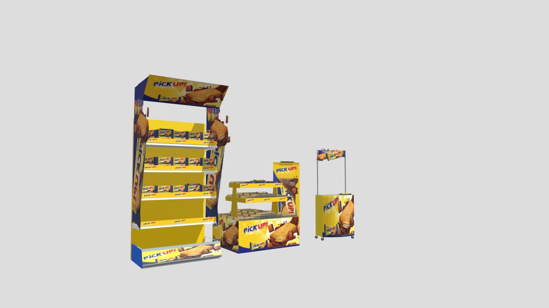 Pickup Promo Stand Design - 3D model by raofnaaji [e123f8a] - Sketchfab