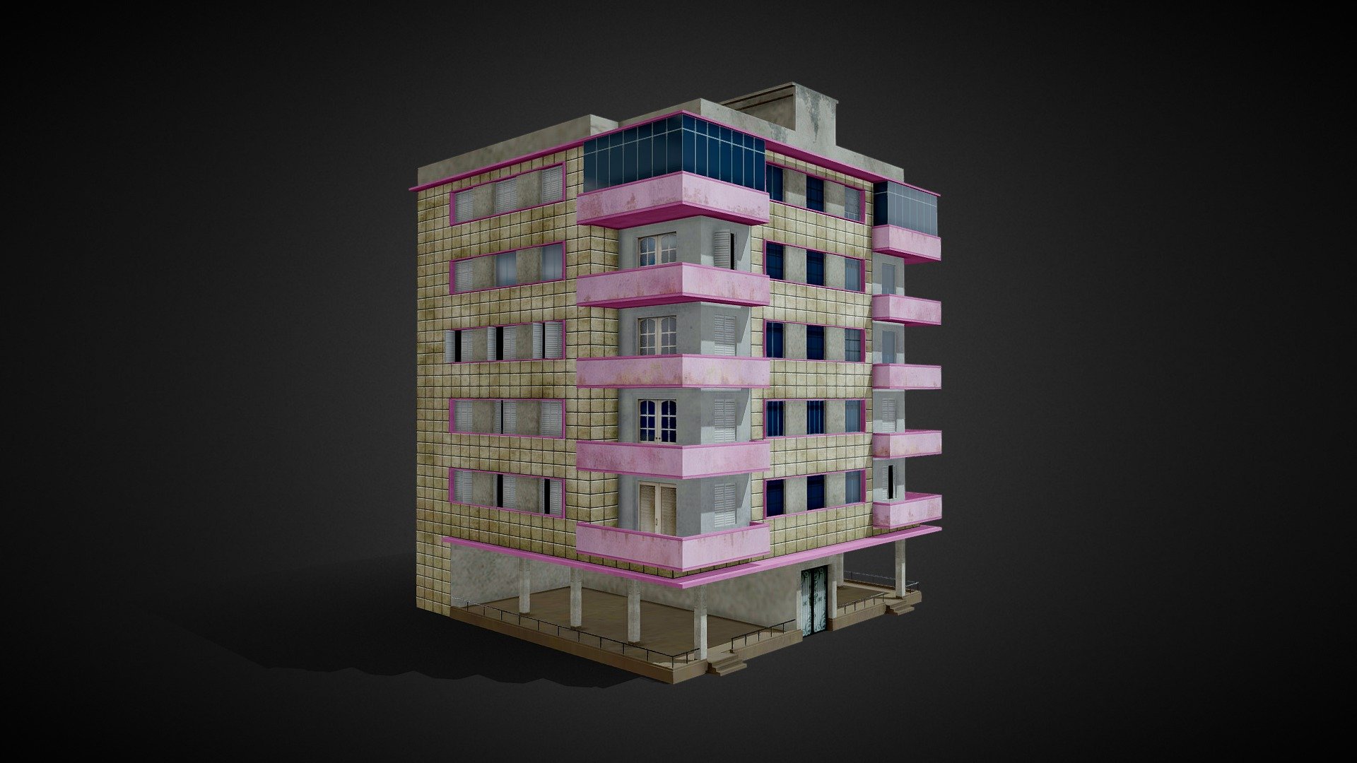 Residential Building of Cuba - 3D model by AhmadWalker [e124445 ...