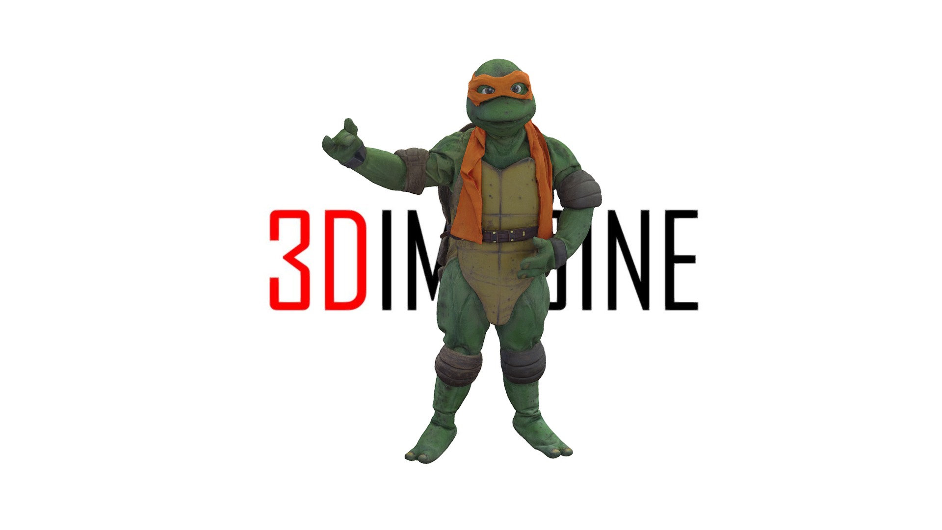 Ninja Turtle - 3D model by 3dimagine [e1249a9] - Sketchfab