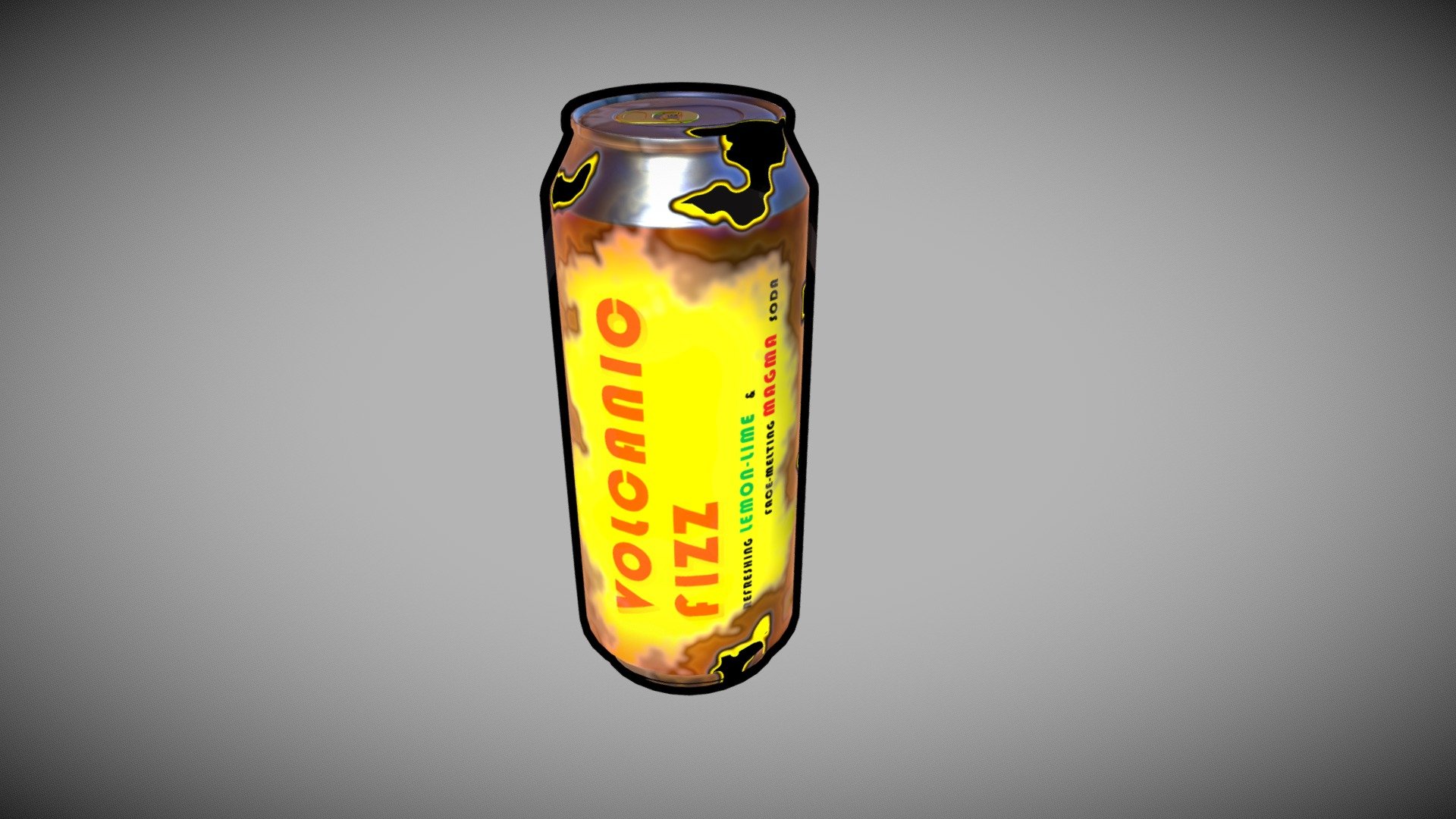 Volcanic Fizz - Texturing Challenge - 3D model by blepage [e125ba1 ...