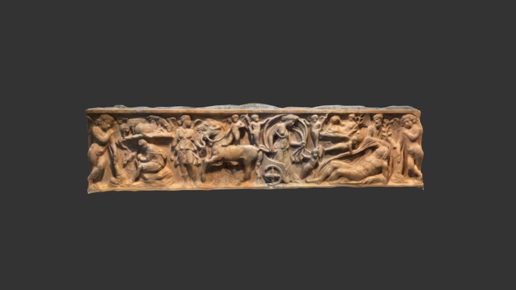 Marble sarcophagus with the myth of Endymion - 3D model by af2960 ...