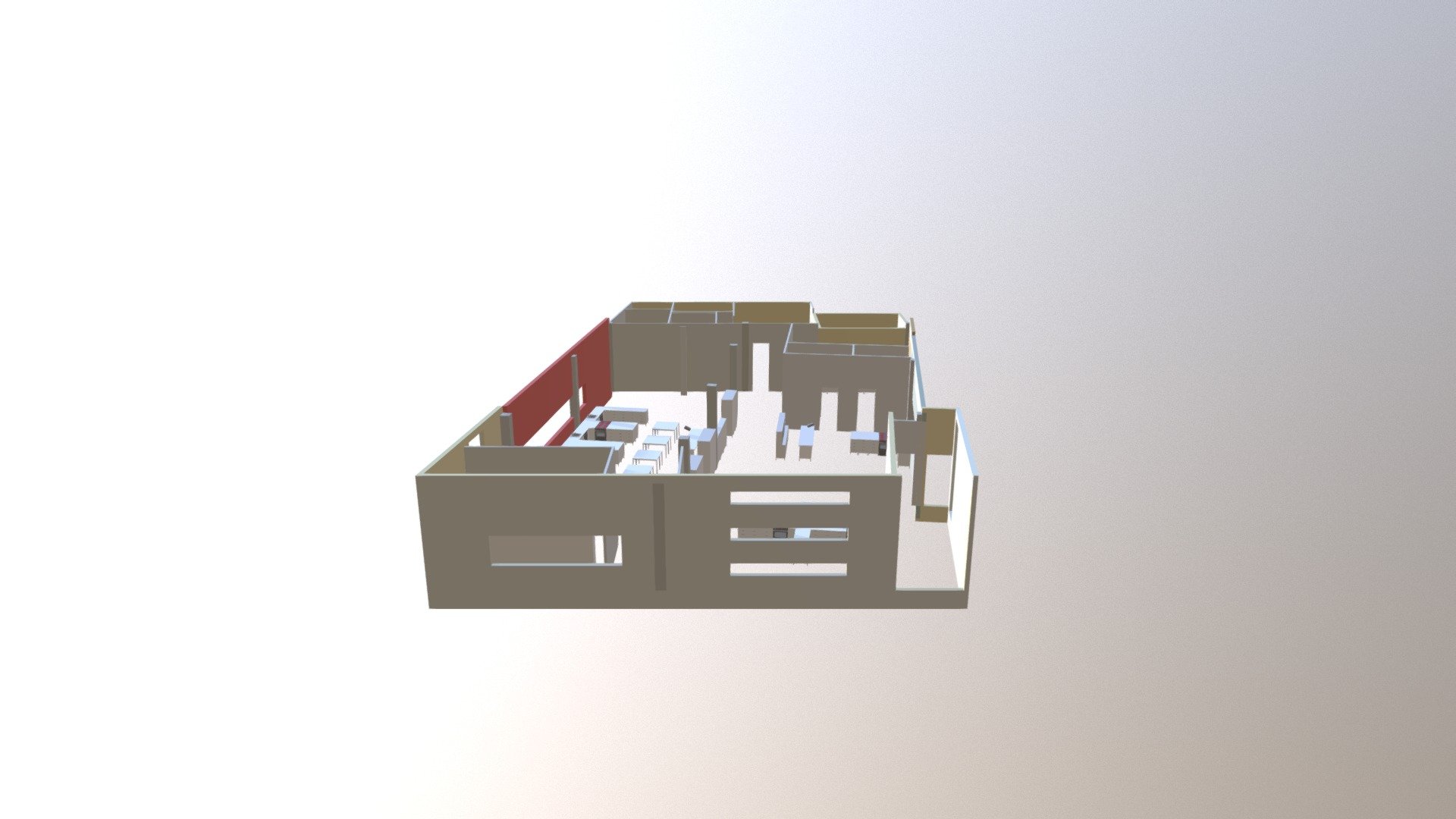 Practice kitchen - 3D model by karisaastamoinen [e127a3c] - Sketchfab