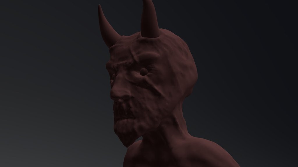 Sculping Demon's head - 3D model by darthkedar [e127a86] - Sketchfab