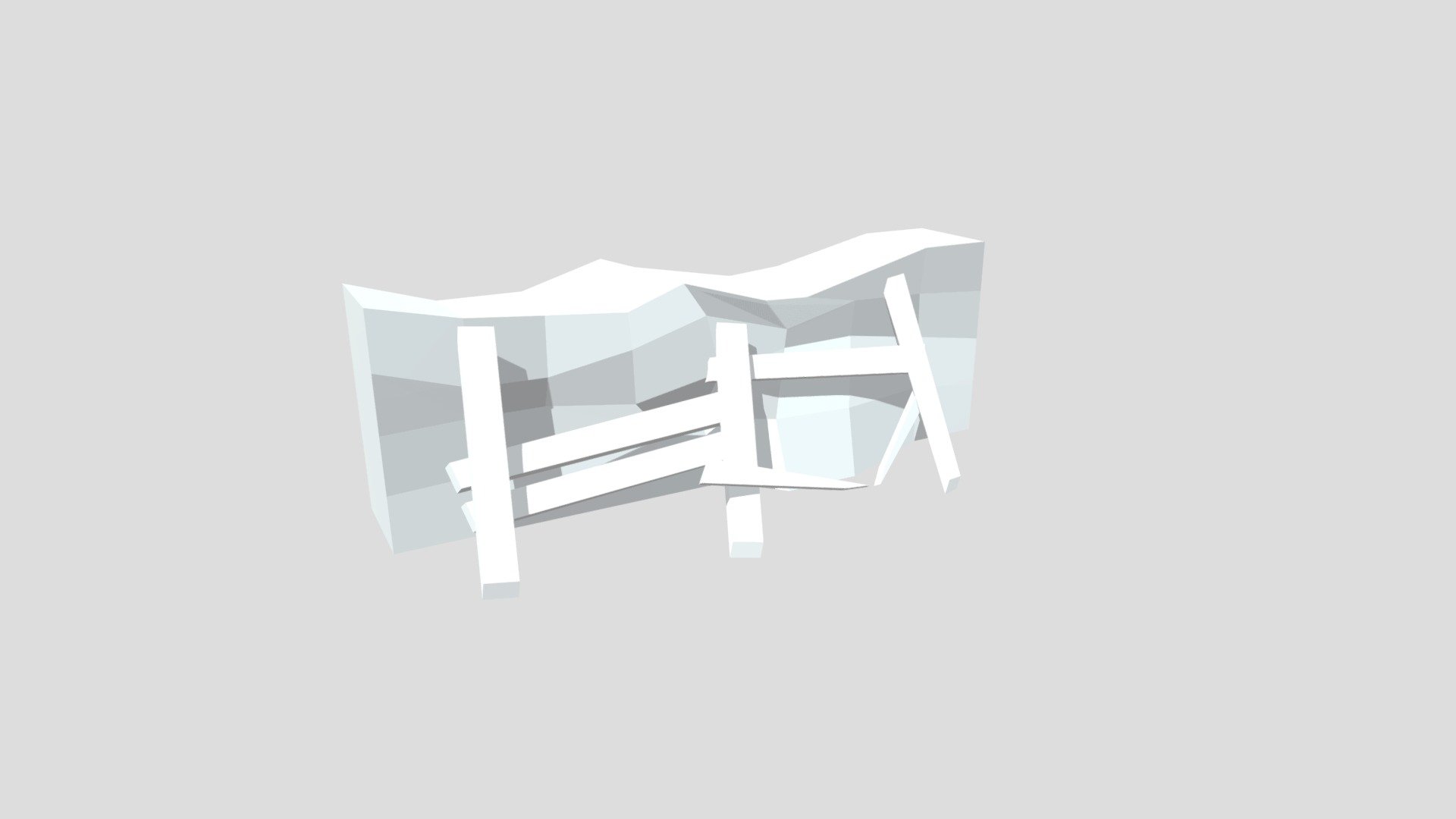 Broken Wall - 3D model by b1745327 [e129cc4] - Sketchfab