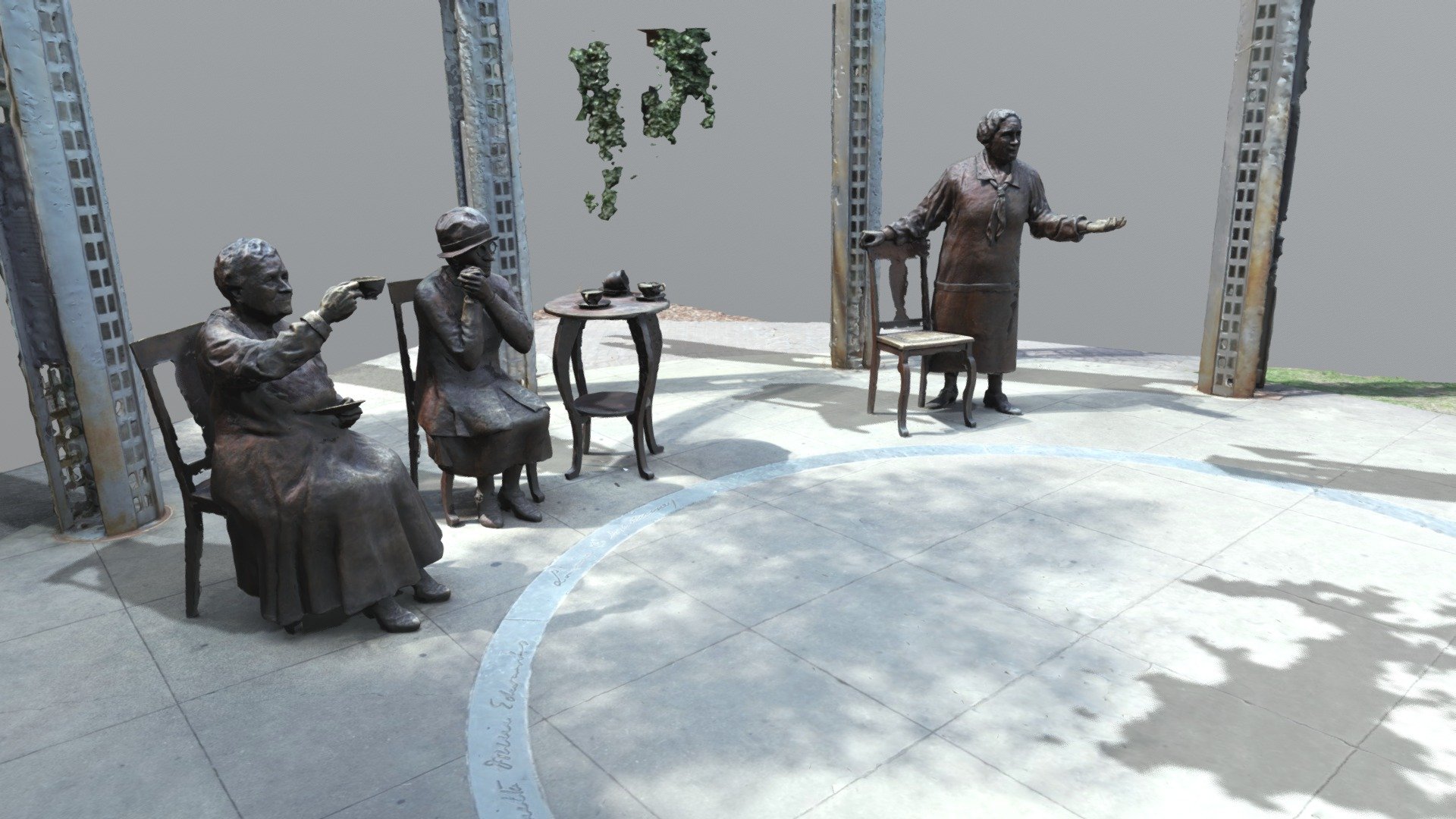 Famous Five Statues - 3D model by outsider [e12ad27] - Sketchfab