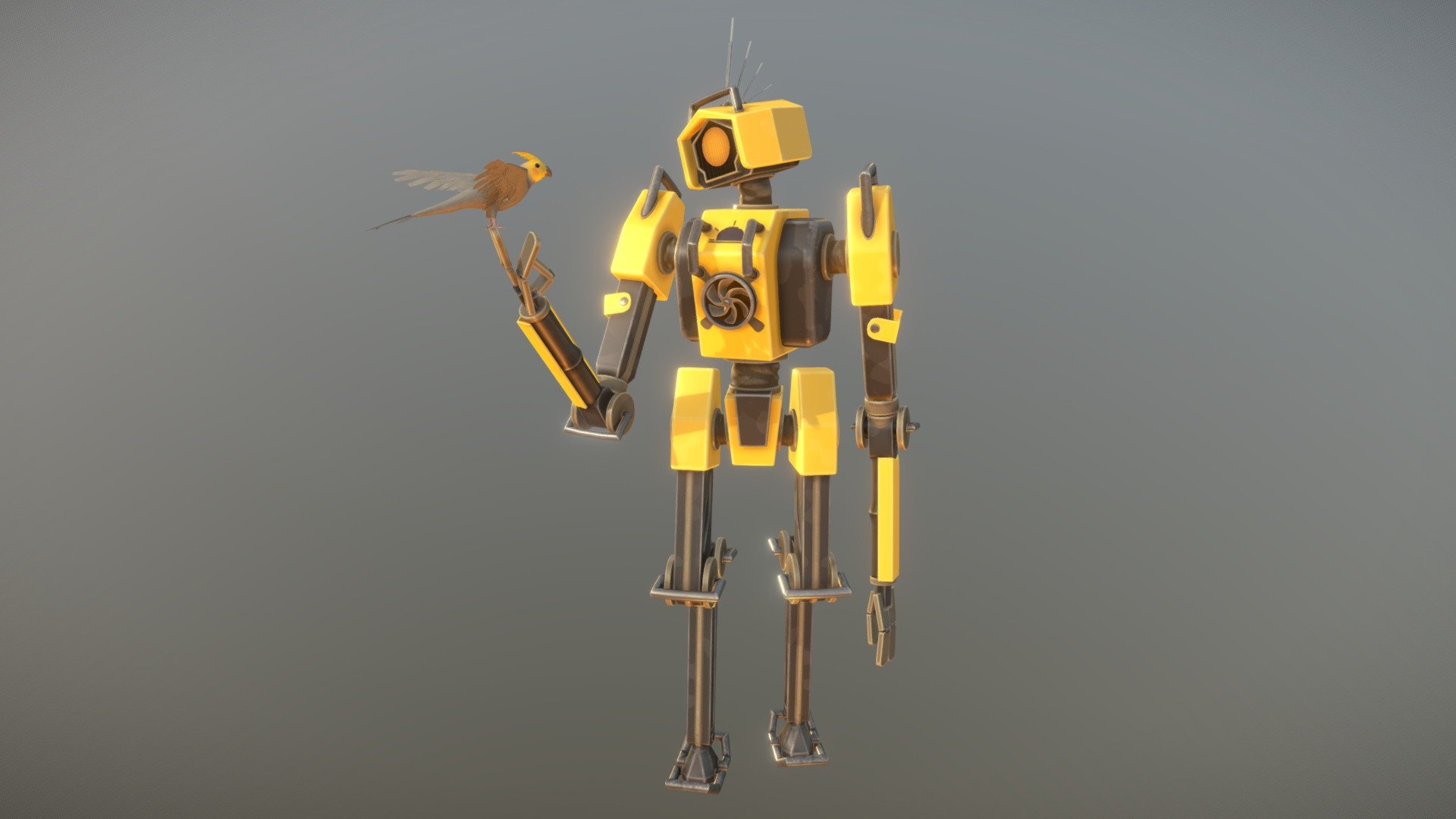 Sunny - 3D model by Jack Ansell (@Jackal04) [e12b161] - Sketchfab