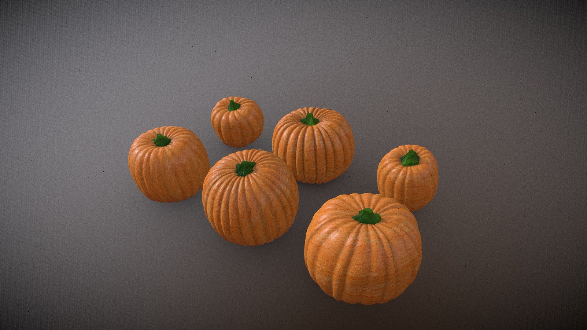 6 Pack of Different Pumpkin - Download Free 3D model by Incg5764 ...