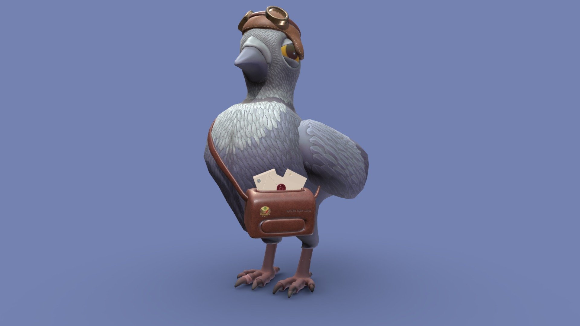 Stylized World War Pigeon - 3D model by Guillem Rodríguez Vilanova (@guillem.rodriguez.vilanova ...