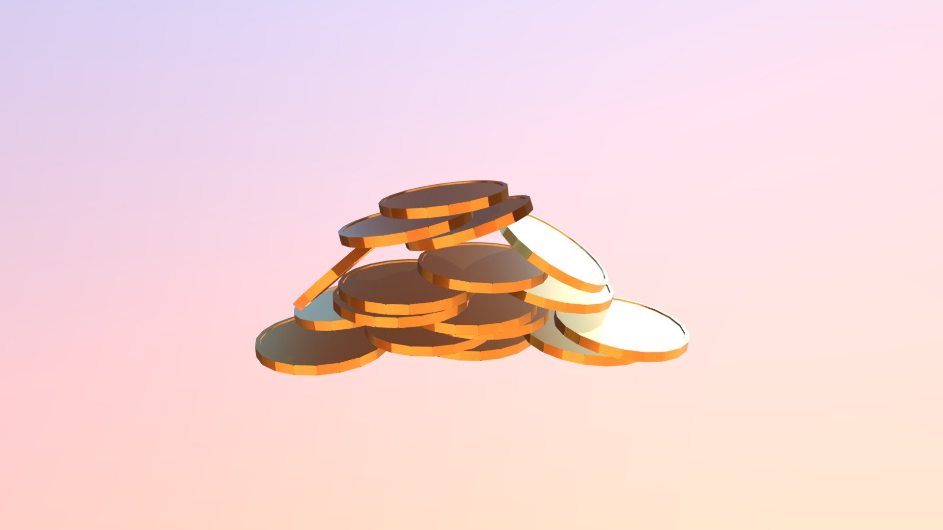 Pile Of Coins - 3D model by Shannon Callaghan (@shancall) [e12d2bf ...