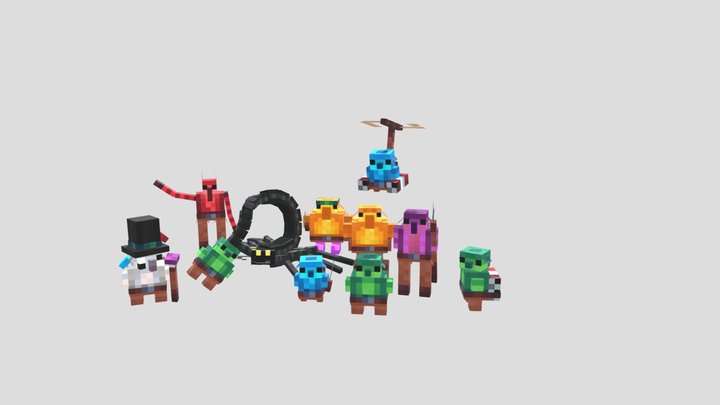 Blockbench_minecraft 3D models - Sketchfab