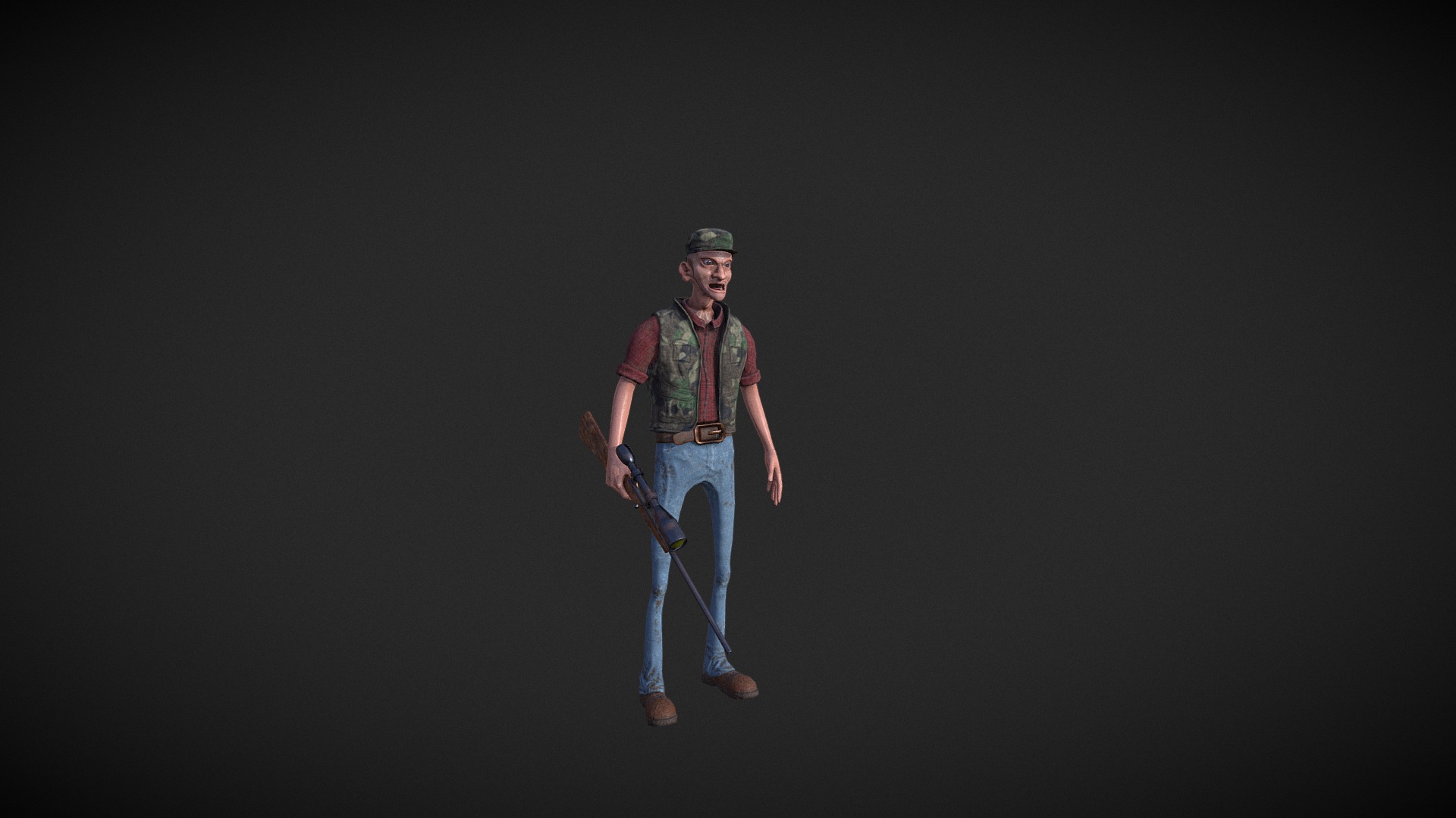 Hunter - 3D model by Denis Y. (@dakuro) [e12f4e3] - Sketchfab