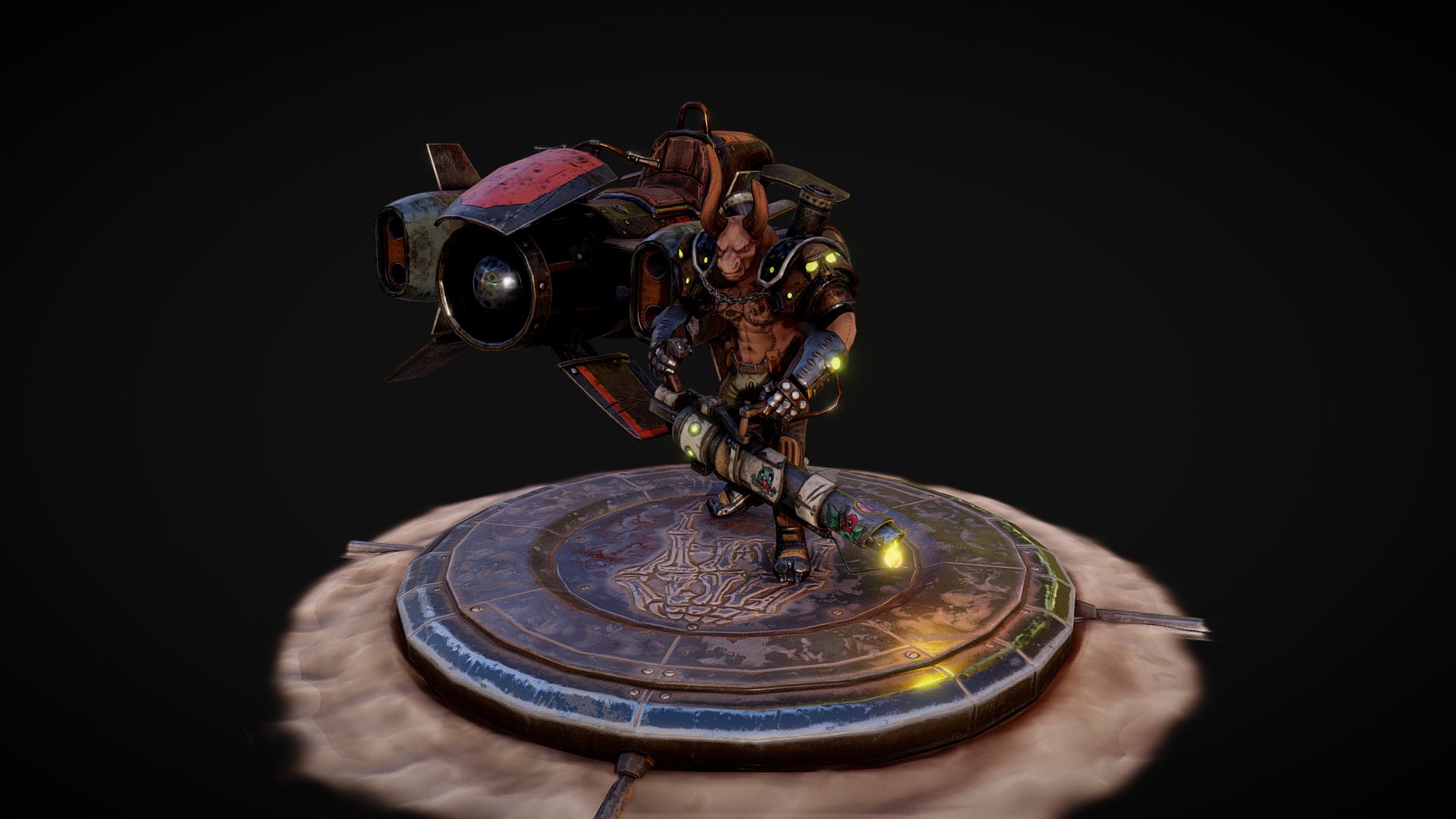 Minotor - 3D model by Bastien De Santis (@Bastien.De.Santis) [e1305f9 ...