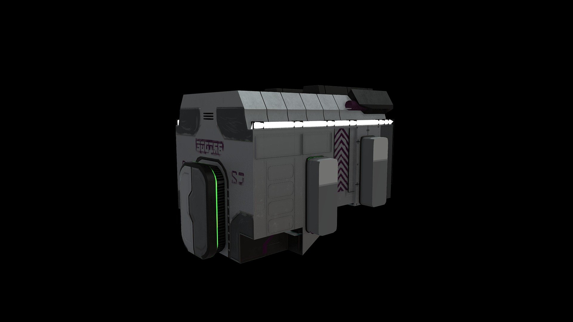 Capsule space - 3D model by leonelsobrecasa [e131585] - Sketchfab