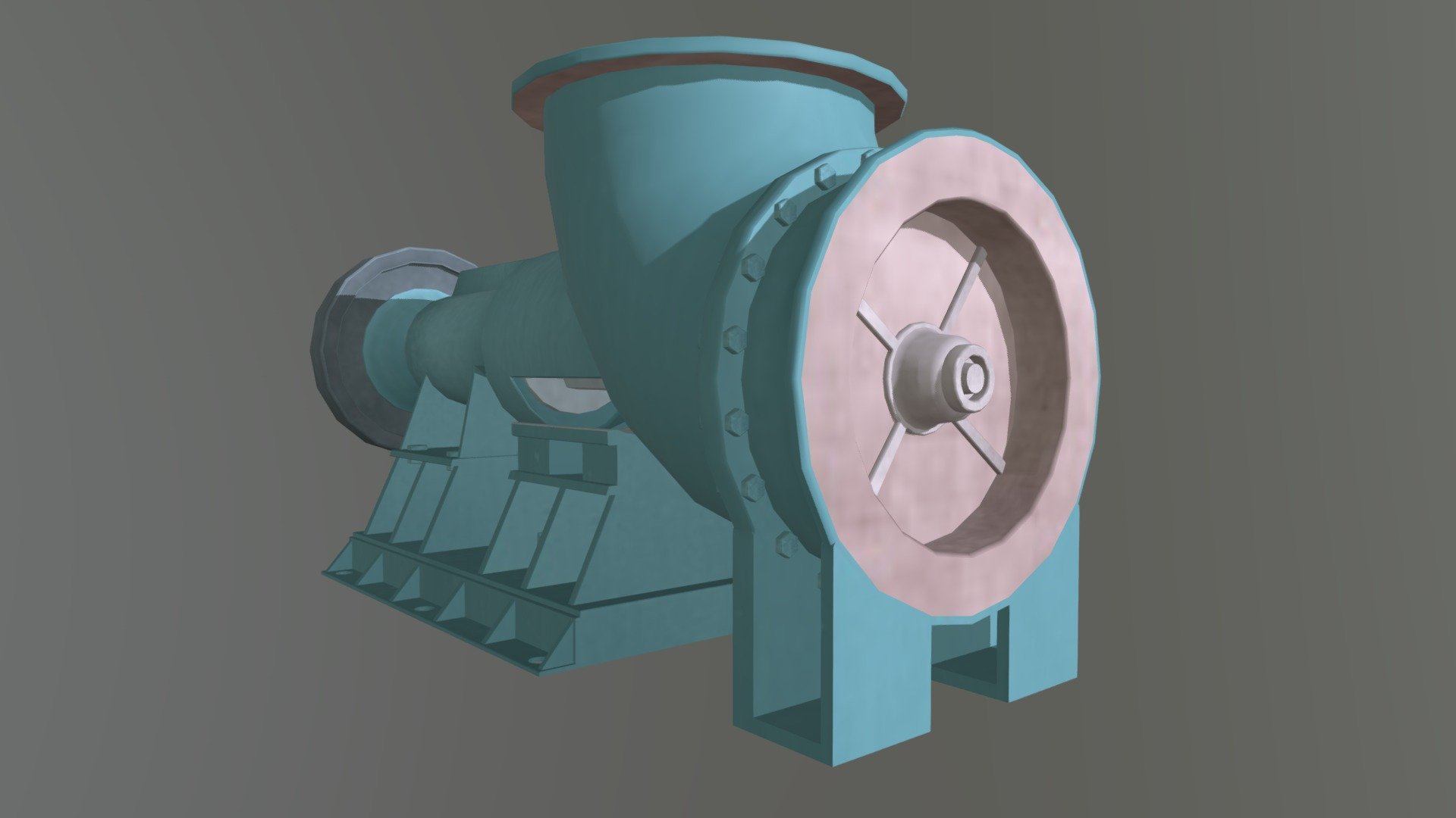 Axial Flow Pump (textured) - 3D model by nightshard [e132aeb] - Sketchfab