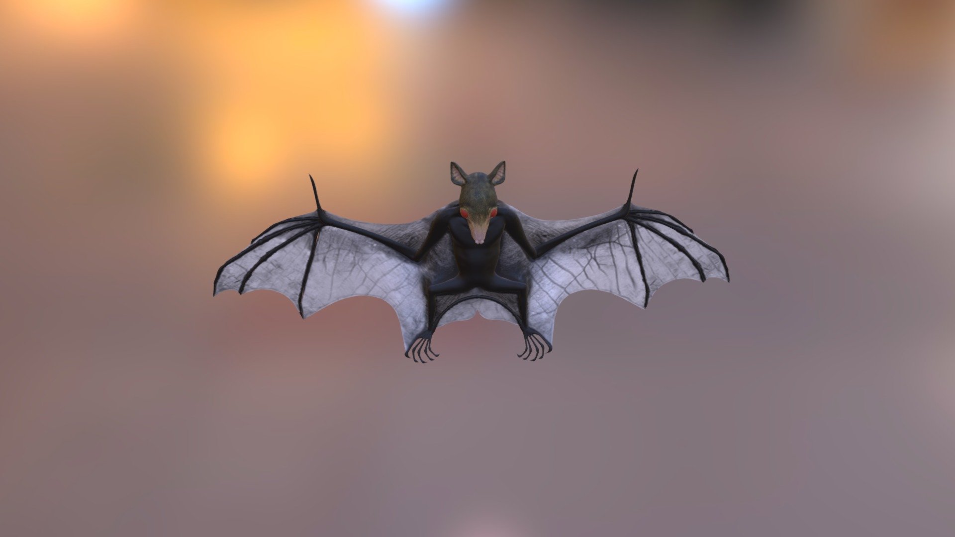 Bat - 3D model by Vahe Simonyan (@vardges) [e133b08] - Sketchfab