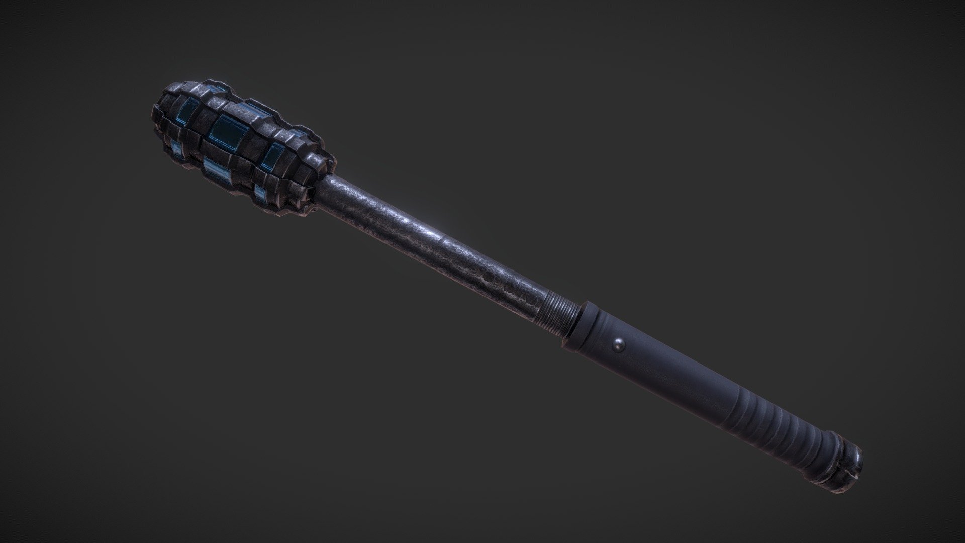 Electic Mace for Police - 3D model by Artalasky [e1346a3] - Sketchfab