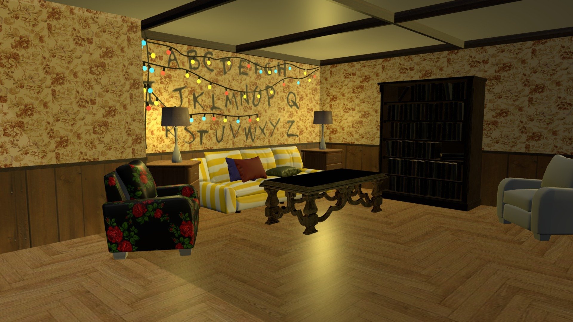 Stranger things room - Download Free 3D model by daniilzaharov871 ...