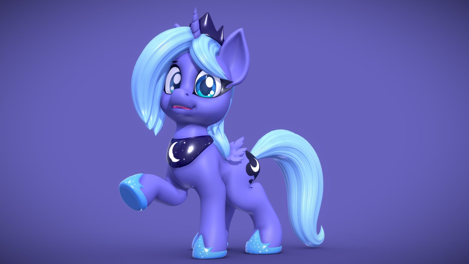 My Little Pony Woona, VRChat Avatar (Free) - 3D model by SkylarFox.VR (@bonfire.png) [e13a83b ...