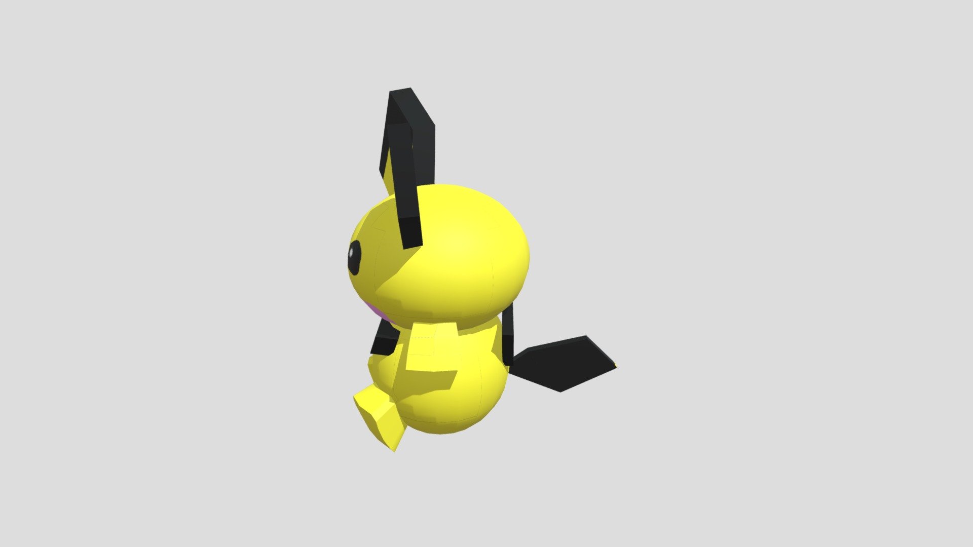 Pichu model final - 3D model by StevenJPerez [e13a882] - Sketchfab