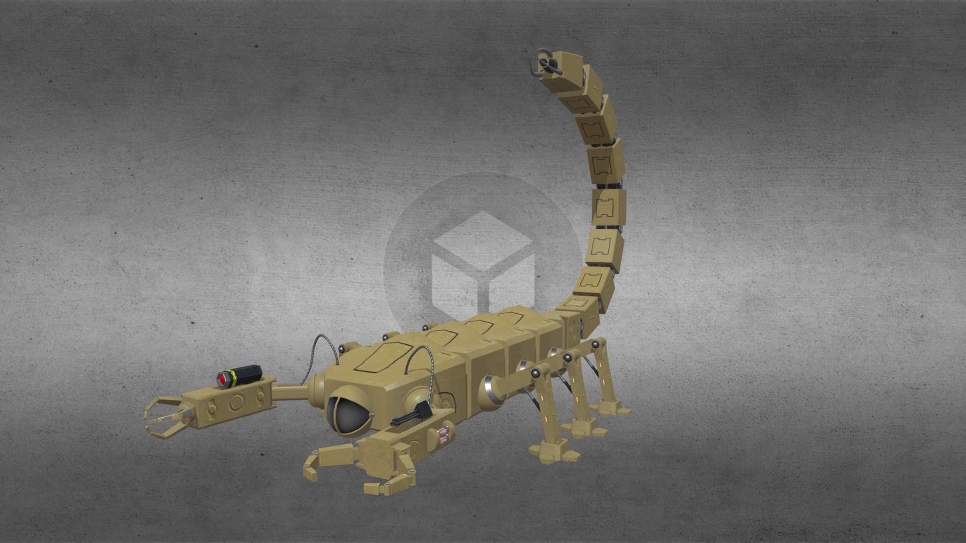 Scorpion Drone - 3D model by Al Garcia (@AlsGraphics) [e13d45b] - Sketchfab