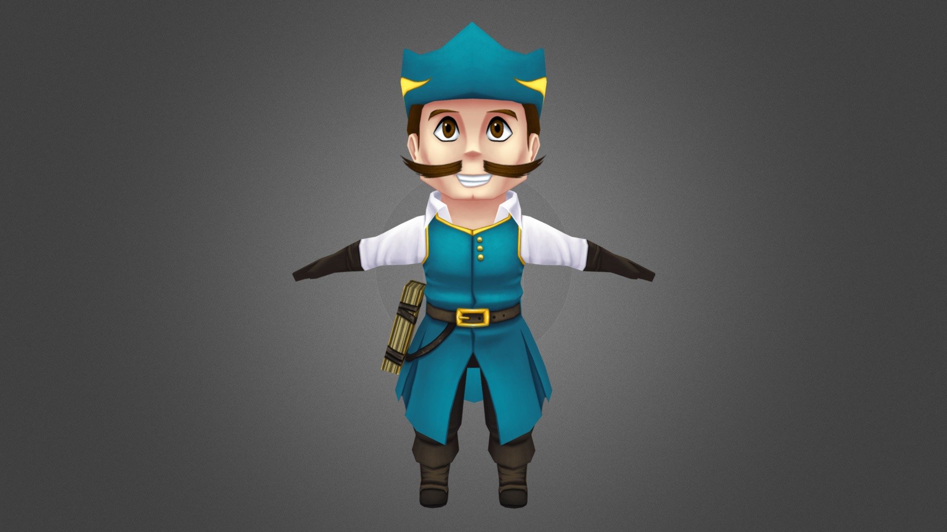 Captain Tutorial - 3D model by Jessica Anderson (@jessandersonart ...