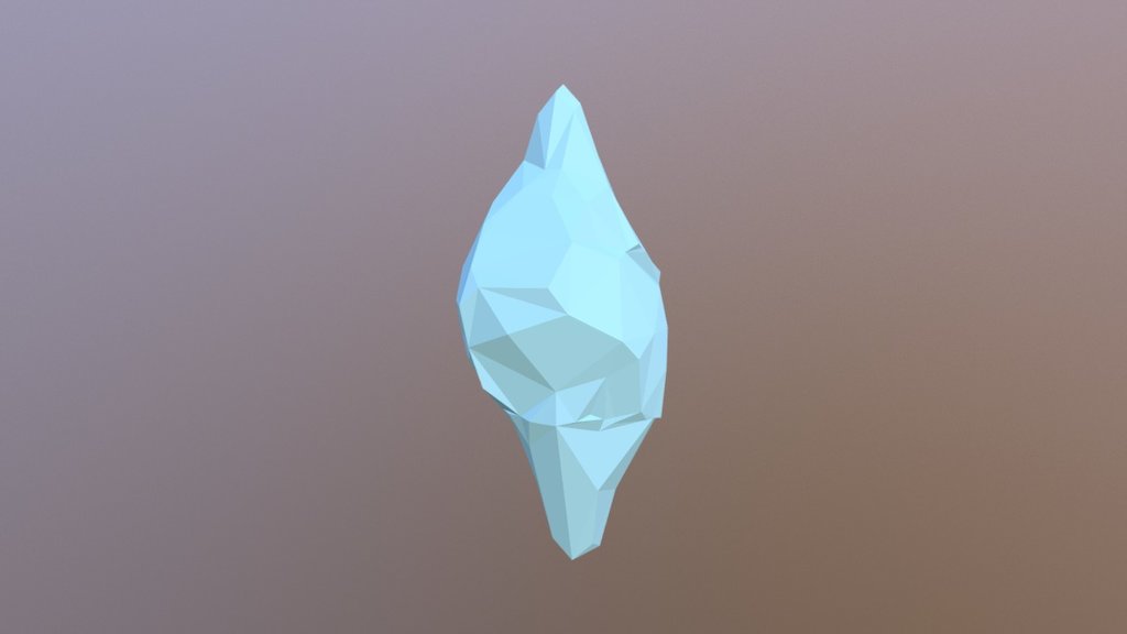 Ice Crystal - 3D model by CharlotteCoggon [e13f626] - Sketchfab