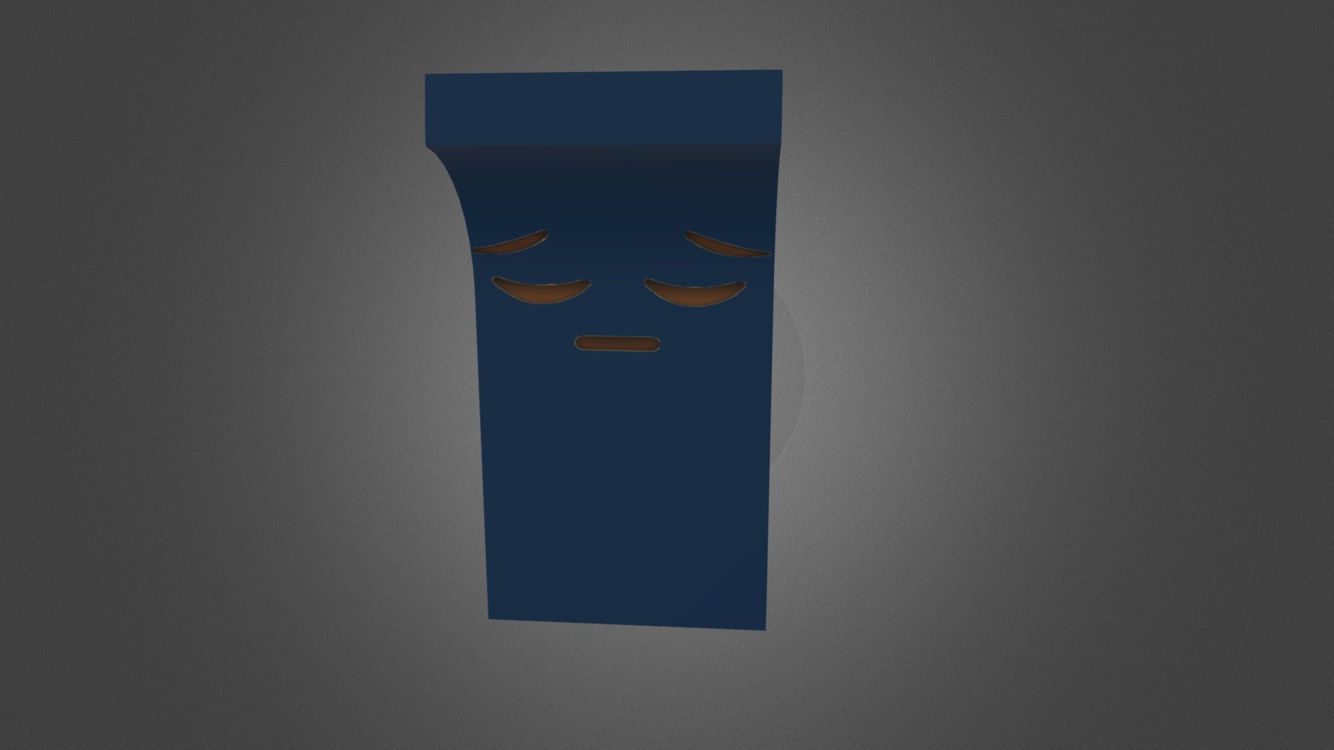 Sad wall - 3D model by lgread [e1405c7] - Sketchfab