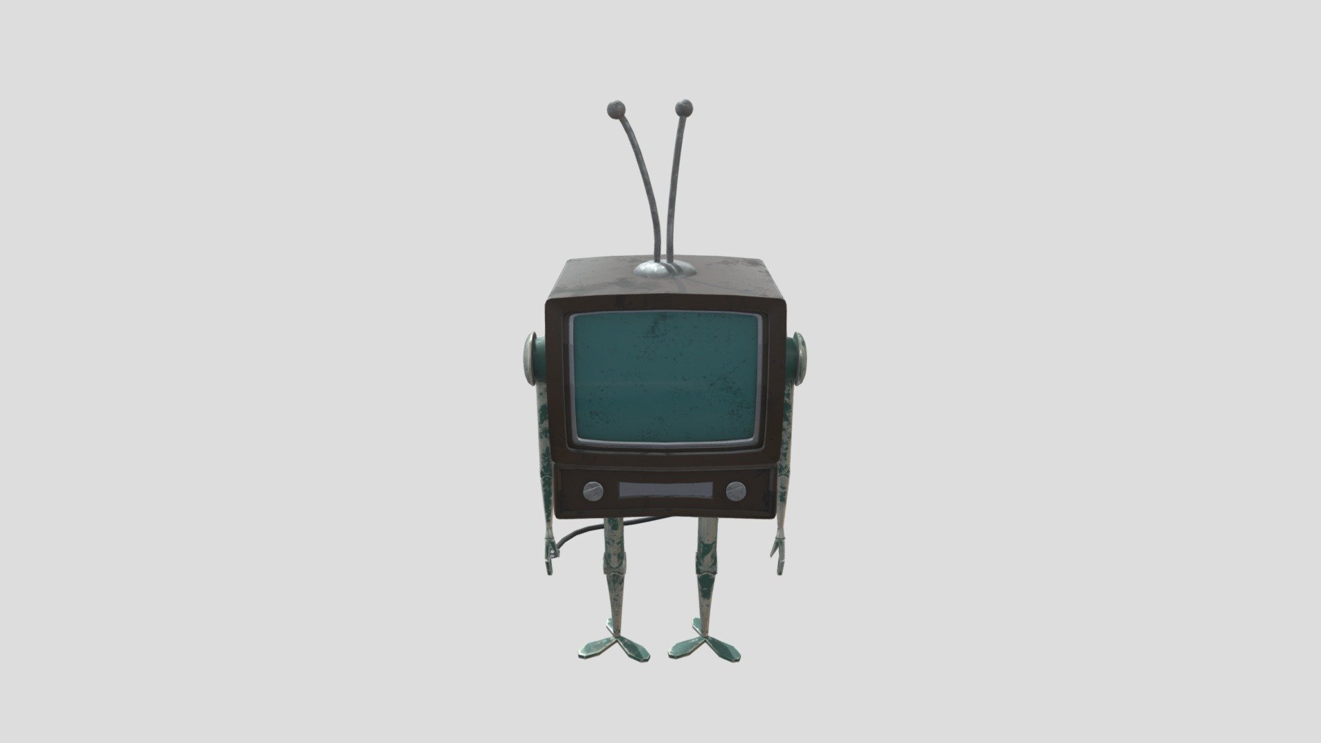 Tv Robot - Free - Download Free 3D model by Cauê Marsiglia ...
